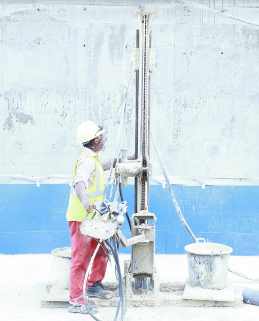 Earthing drilling by using drilling RIG - TawaratTawarat